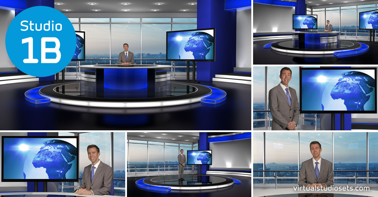 Virtual Set | Studio 1B | VirtualStudioSets.com
