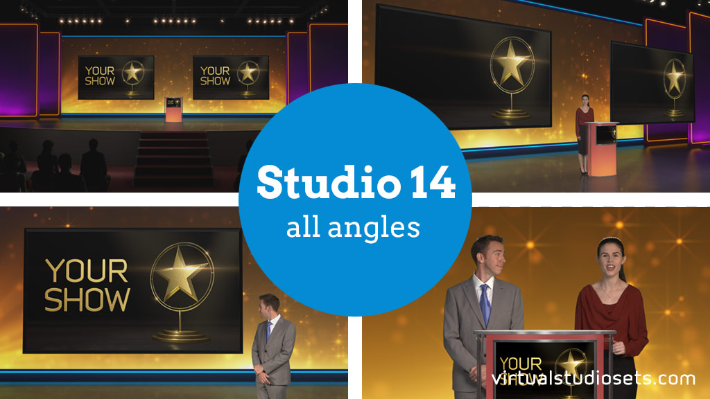 Studio 14 (complete multi-angle pack) | VirtualStudioSets.com