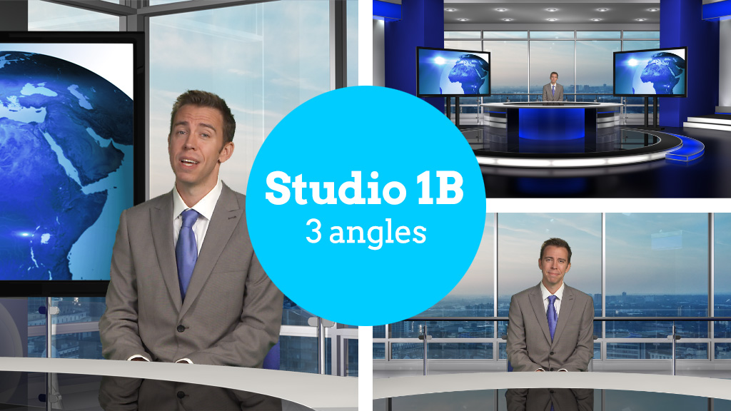 Studio 1B (starter pack) | VirtualStudioSets.com