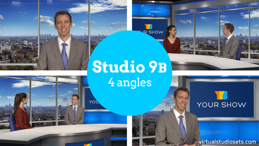 Studio 9B (upgrade to multi-angle) | VirtualStudioSets.com